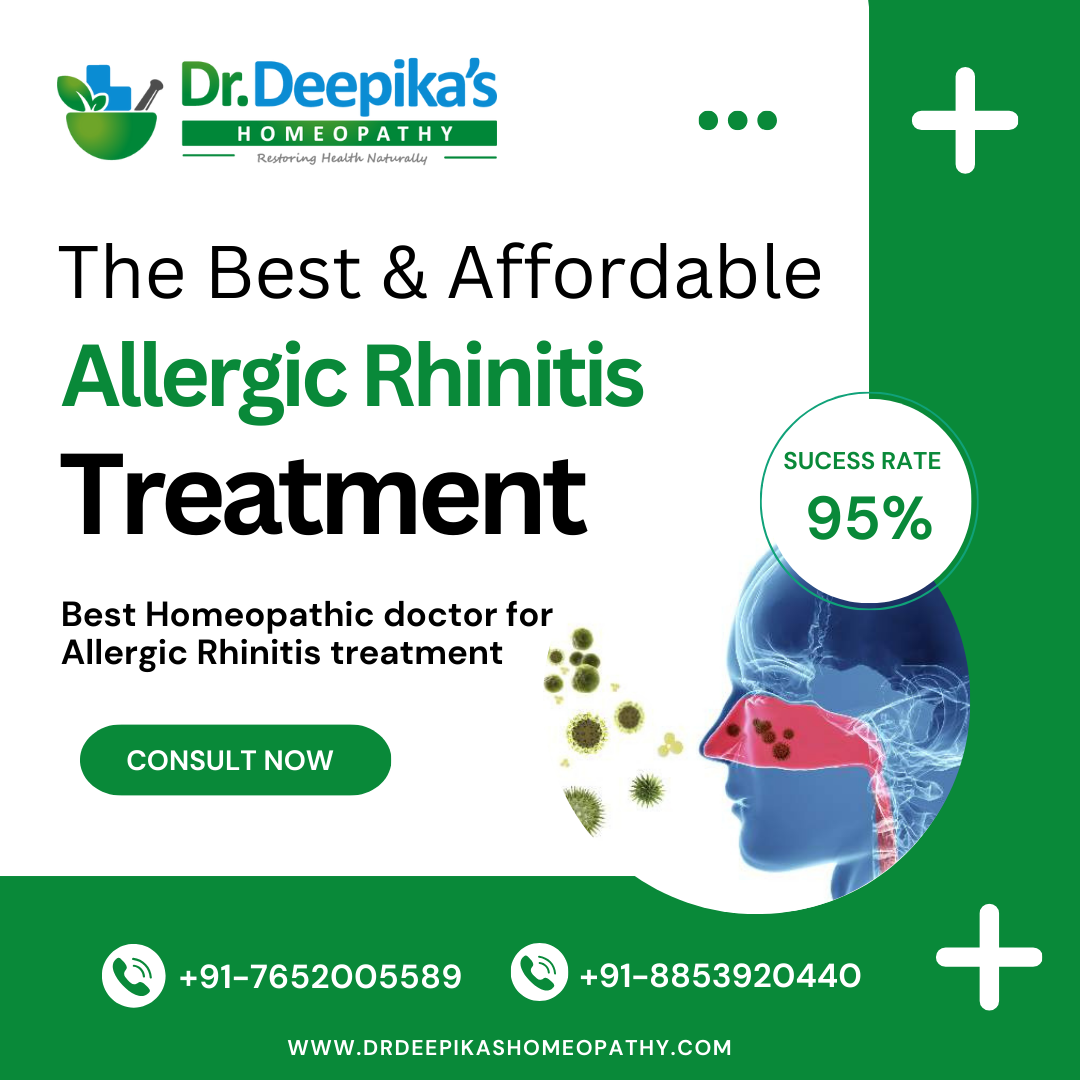 Best And Affordable Allergic Rhinitis Treatment At Dr. Deepika's Homeopathy